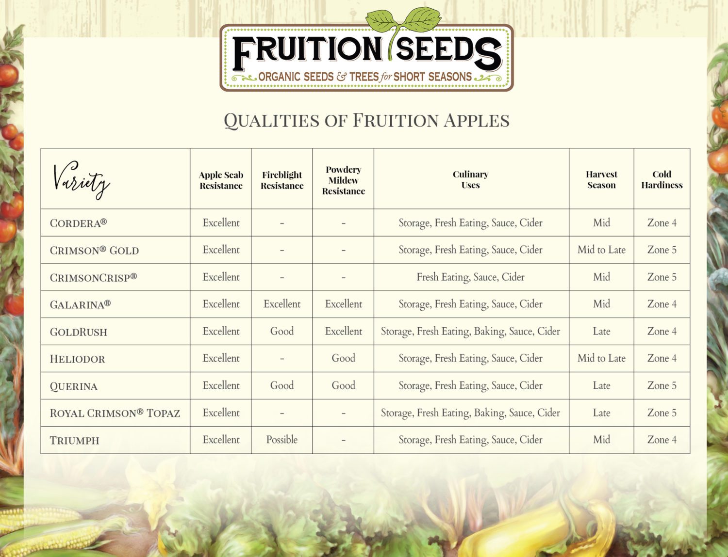 How to Choose the Right Apple Varieties for You - Fruition Seeds
